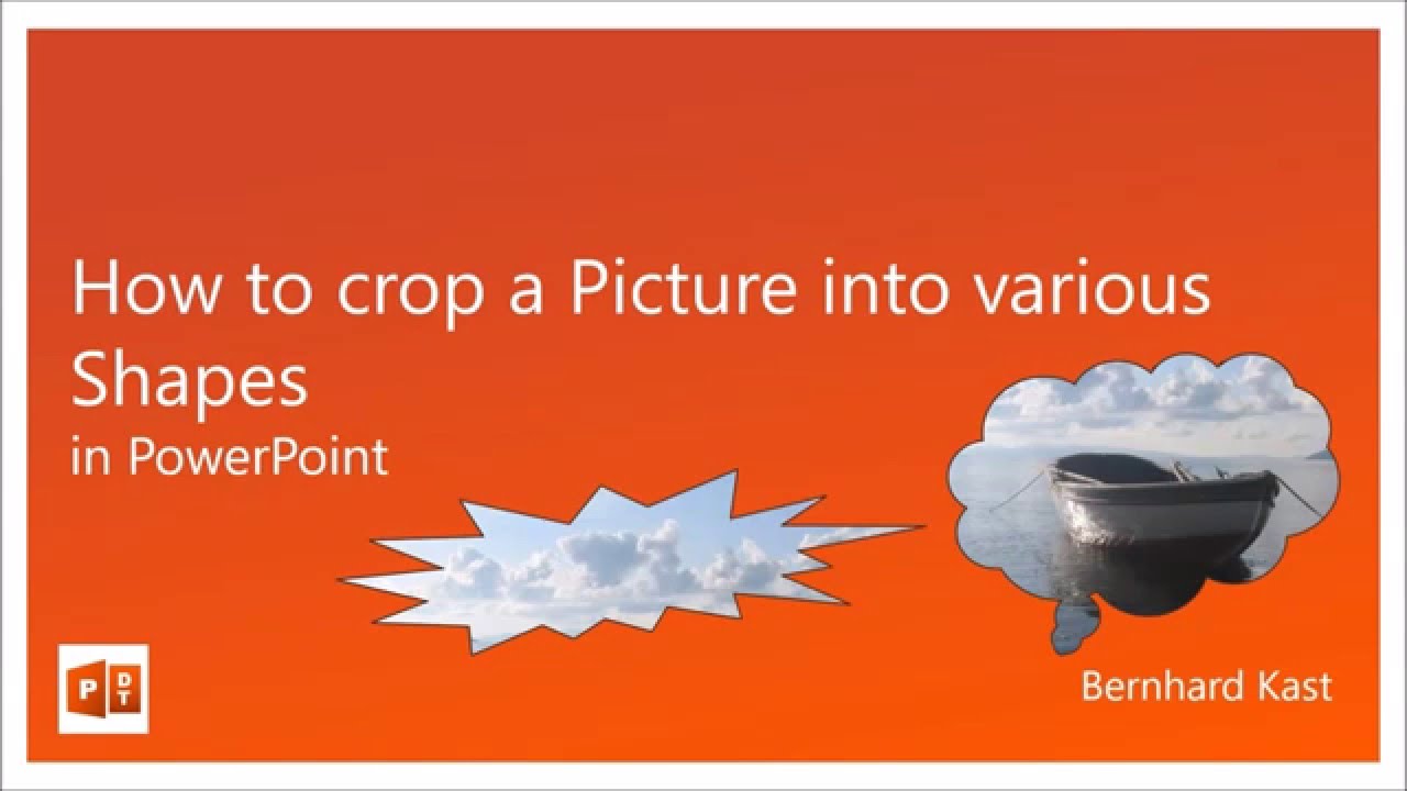 How to crop a Picture/Image/Photo into any Shape in PowerPoint ...